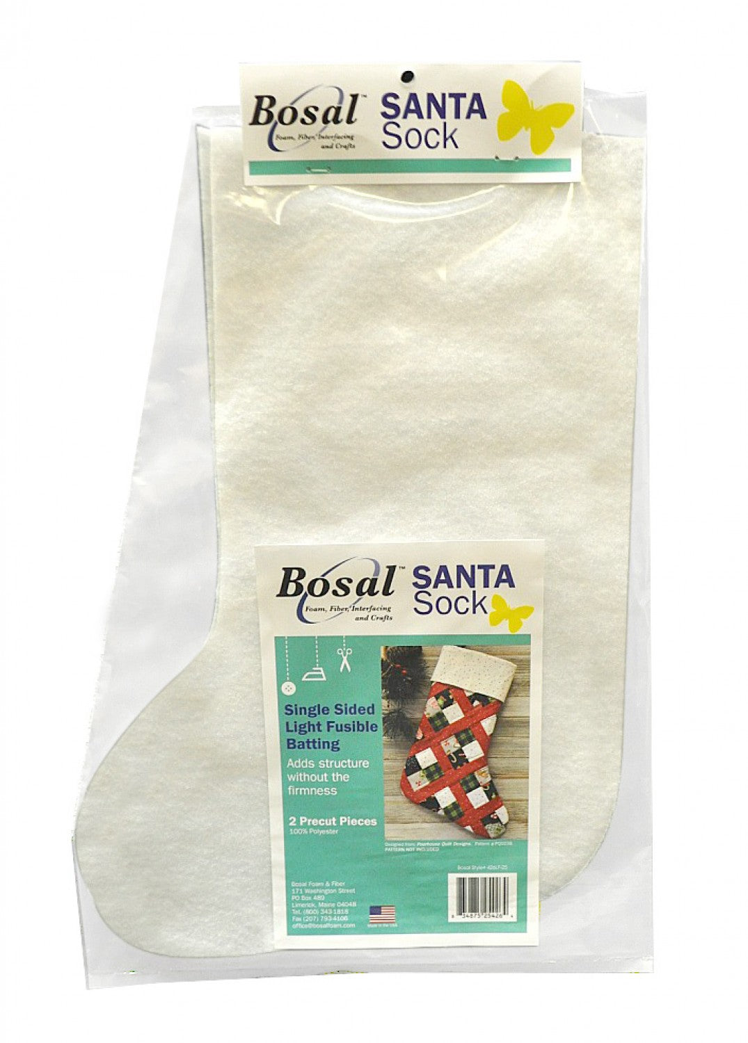 Santa Sock Pattern – Quilting Books Patterns and Notions