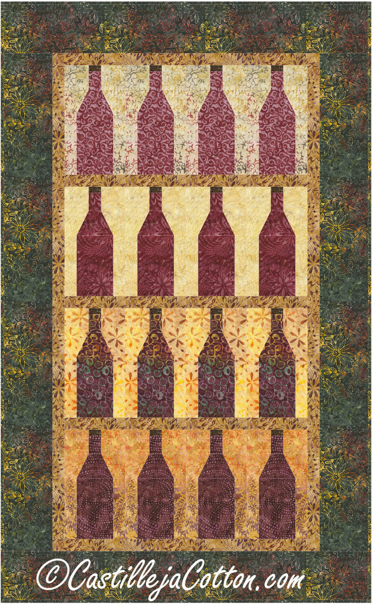 Wine Cellar Quilt Pattern – Quilting Books Patterns and Notions