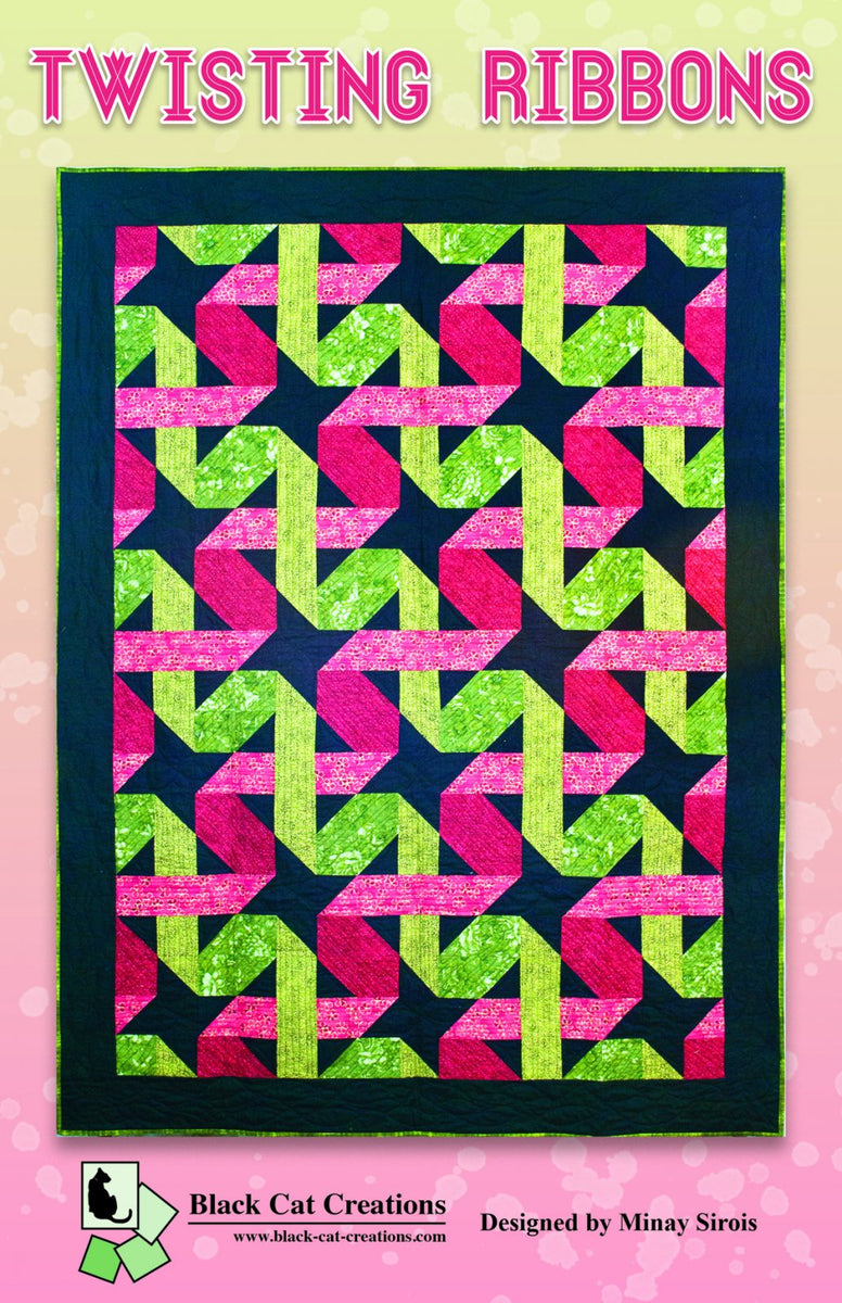 Twisting Ribbons Quilt Pattern – Quilting Books Patterns and Notions