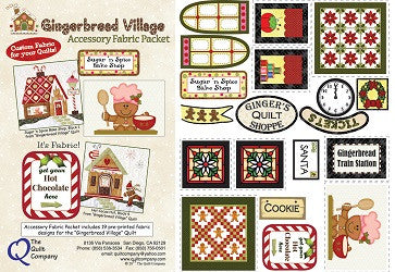 Gingerbread Village - Accessory Fabric Packet Quilt – Quilting Books ...