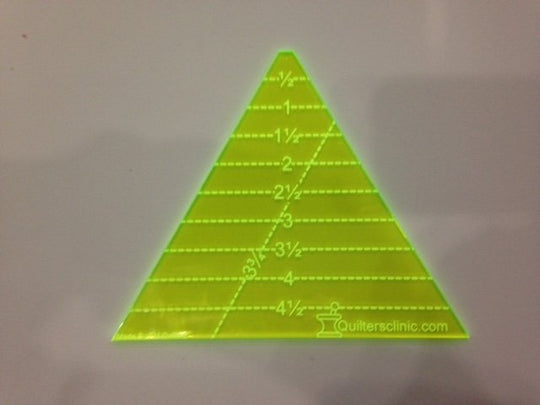 Quilters Clinic 60 Degree Ruler – Quilting Books Patterns and Notions