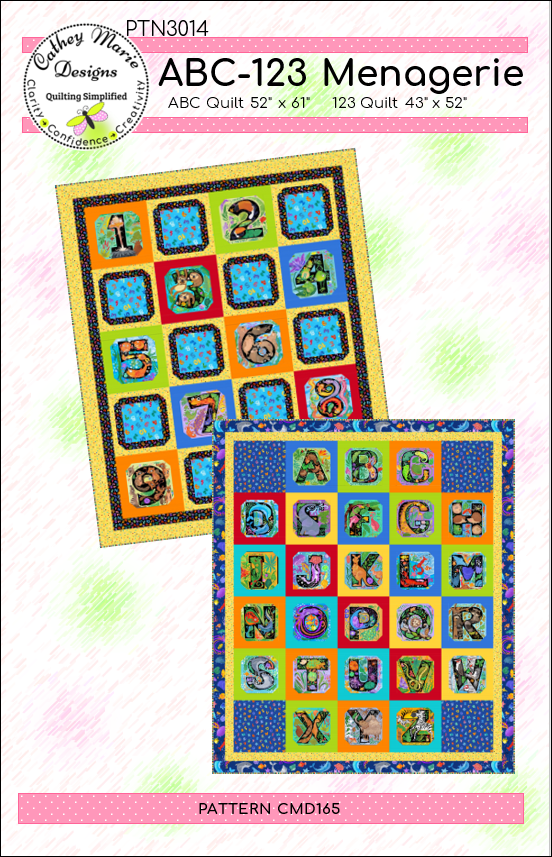 ABC-123 Downloadable Pattern – Quilting Books Patterns and Notions
