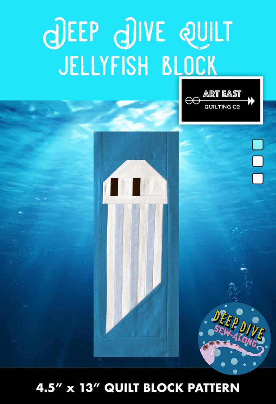 Deep Dive Quilt - Block 6 - The Jellyfish Patterns – Quilting Books ...