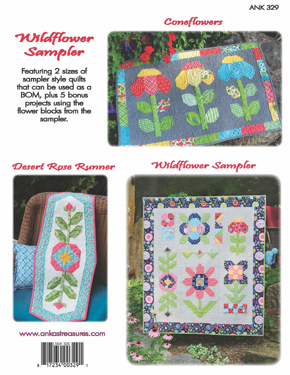 Wildflower Sampler Quilting Patterns – Quilting Books Patterns and Notions