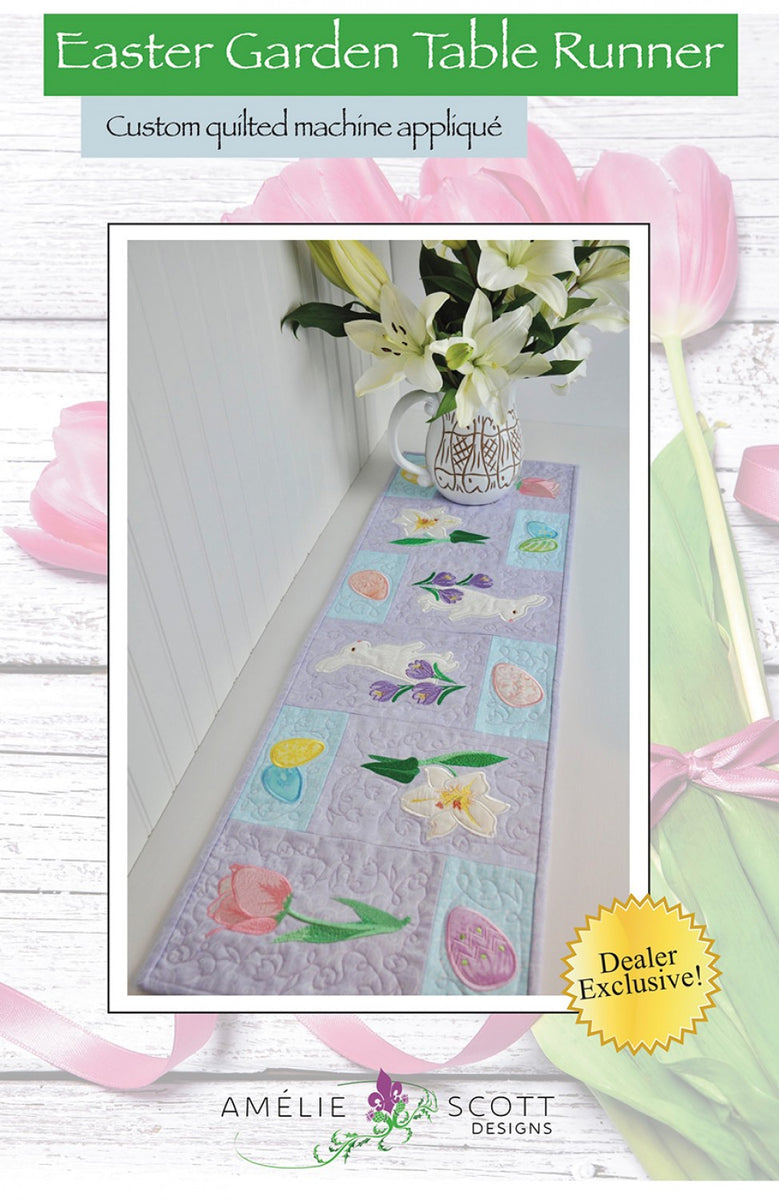 Easter Garden Table Runner Quilting Patterns – Quilting Books Patterns ...