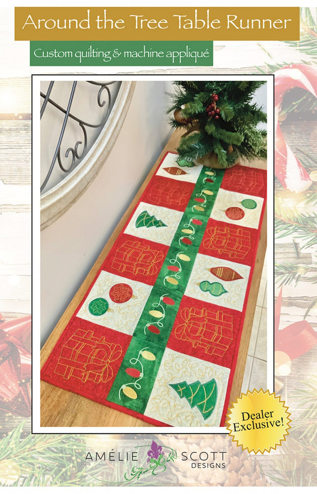 Around The Tree Table Runner Quilting Patterns – Quilting Books ...