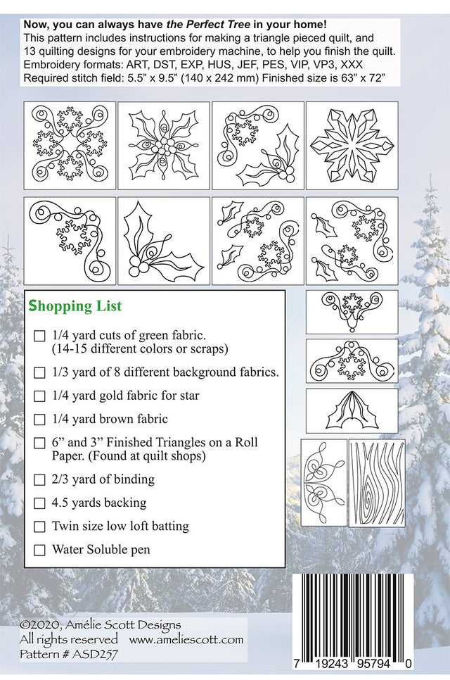 The Perfect Tree Pattern – Quilting Books Patterns and Notions