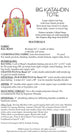 Big Katahdin Tote Pattern – Quilting Books Patterns and Notions