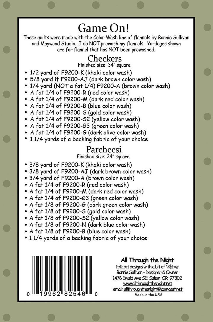 Game On Quilters Pattern – Quilting Books Patterns and Notions