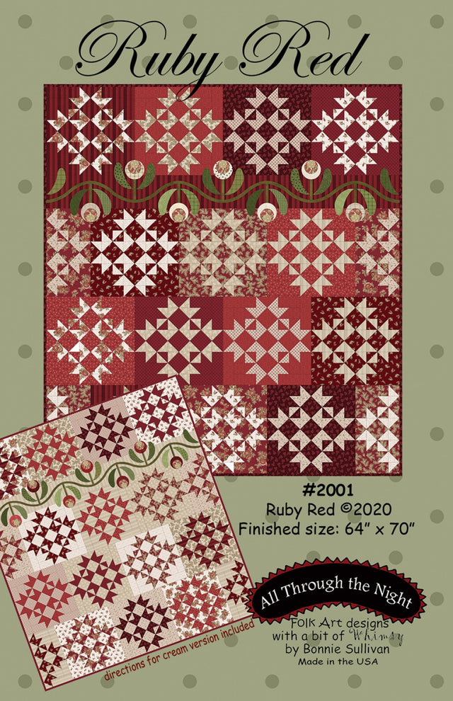 Ruby Red Pattern – Quilting Books Patterns and Notions