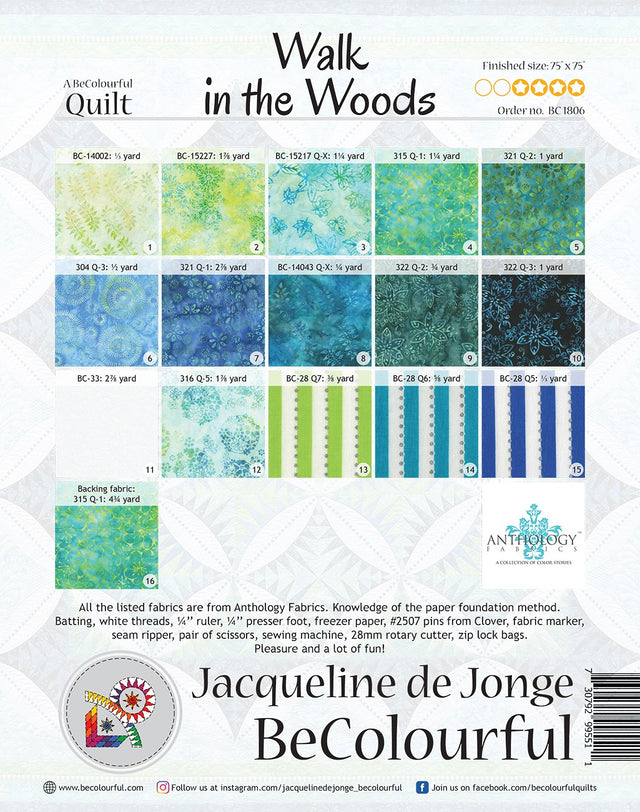 Walk in the Woods Quilters Pattern – Quilting Books Patterns and Notions