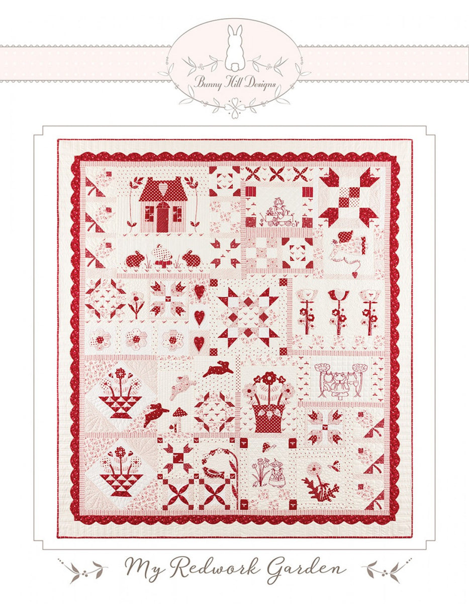 My Redwork Garden Quilting Patterns – Quilting Books Patterns and Notions