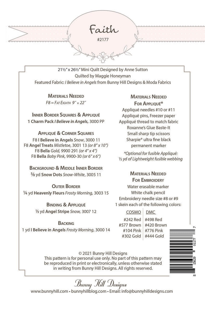 Faith Quilt Pattern – Quilting Books Patterns and Notions