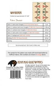 Wanderer Patterns – Quilting Books Patterns and Notions