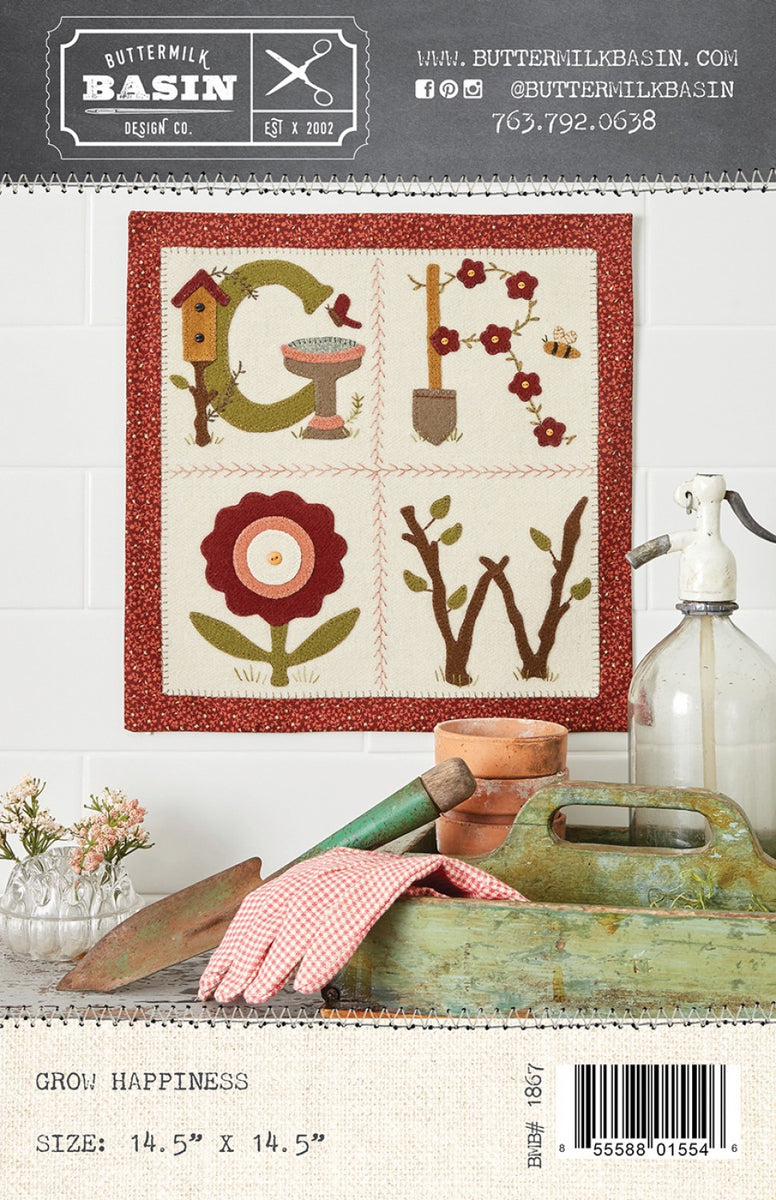 GROW Happiness Quilting Patterns – Quilting Books Patterns and Notions