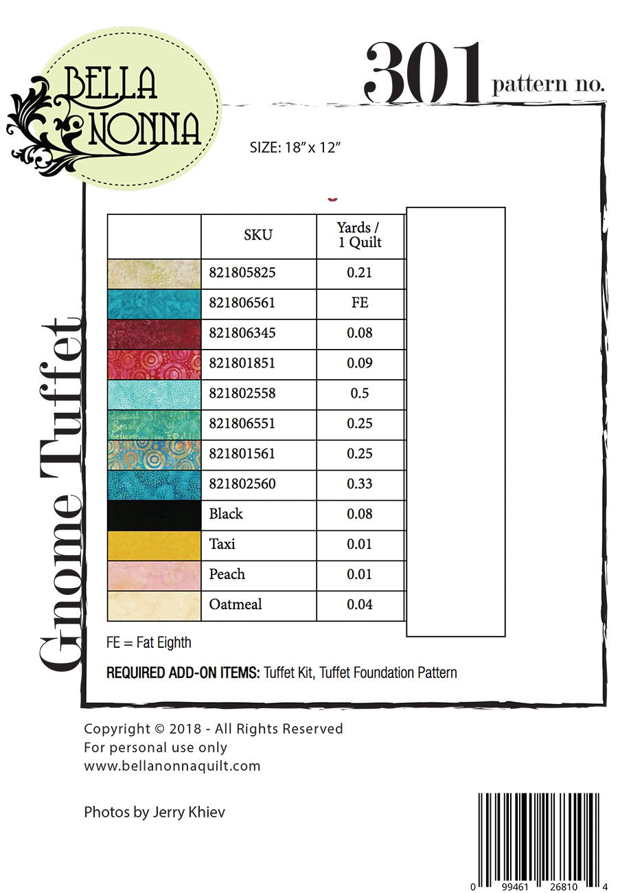 Gnome Tuffet Quilting Patterns – Quilting Books Patterns and Notions