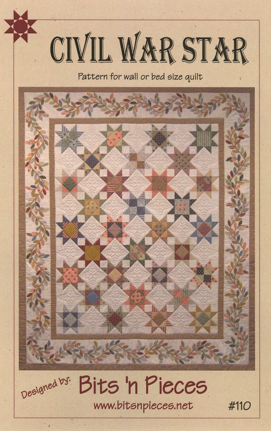 Civil War Star Pattern – Quilting Books Patterns and Notions