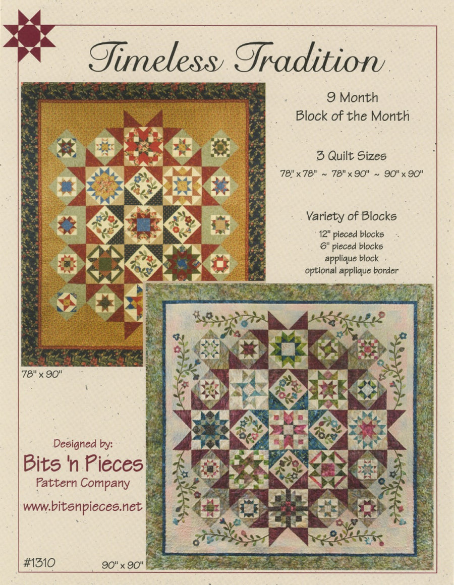 Timeless Tradition Block of the Month Quilters – Quilting Books ...