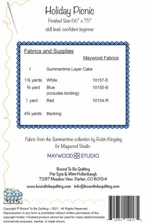 Holiday Picnic Quilt Pattern Quilt Patterns – Quilting Books Patterns ...