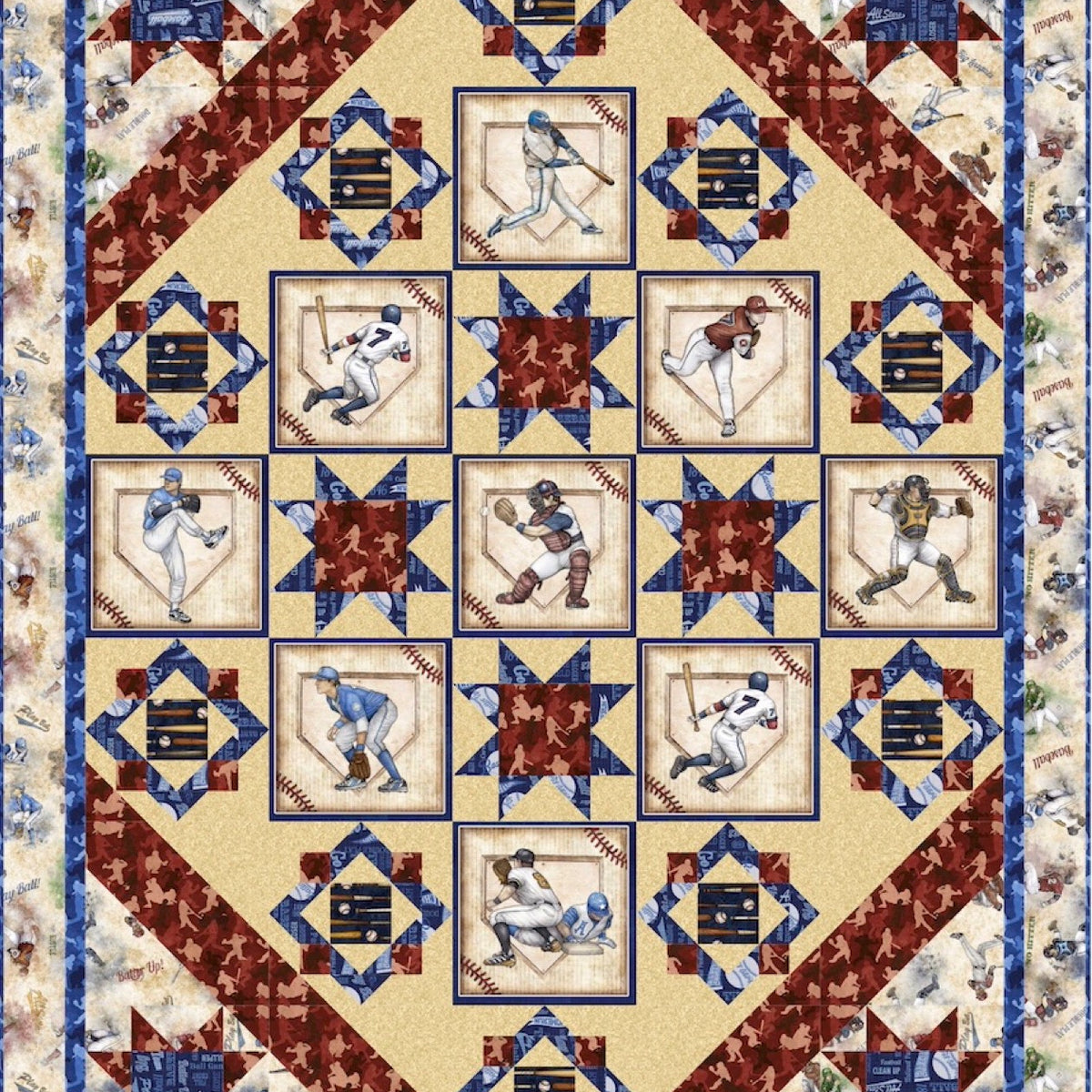 Bases Loaded Downloadable Pattern – Quilting Books Patterns and Notions