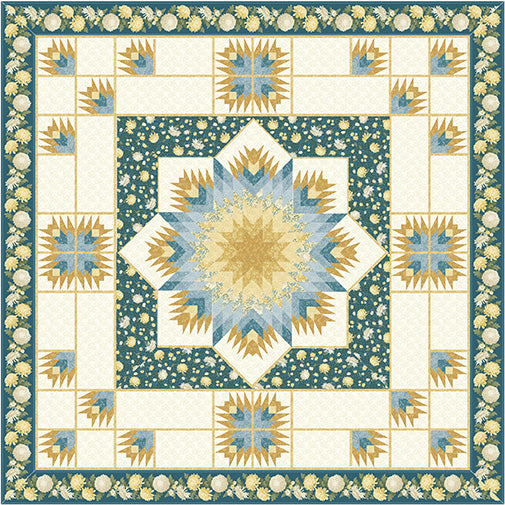 Blooming Lone Star Quilt Pattern – Quilting Books Patterns and Notions