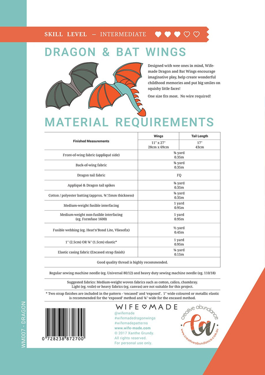 Dragon Wings Patterns – Quilting Books Patterns and Notions