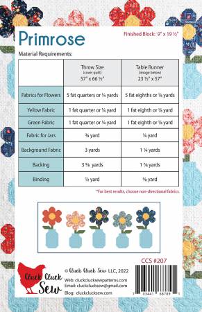 Primrose Quilt Pattern – Quilting Books Patterns and Notions