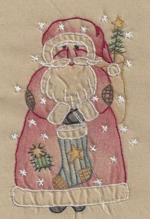 Santa With Sock QBPN Pattern – Quilting Books Patterns and Notions