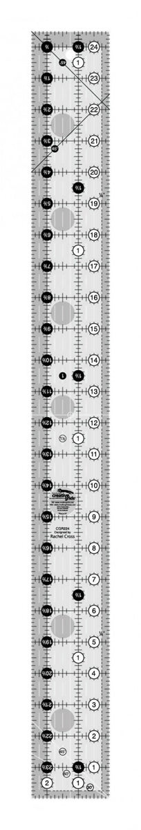 Creative Grids Quilt Ruler 2-1/2in x 24-1/2in Patterns – Quilting Books ...