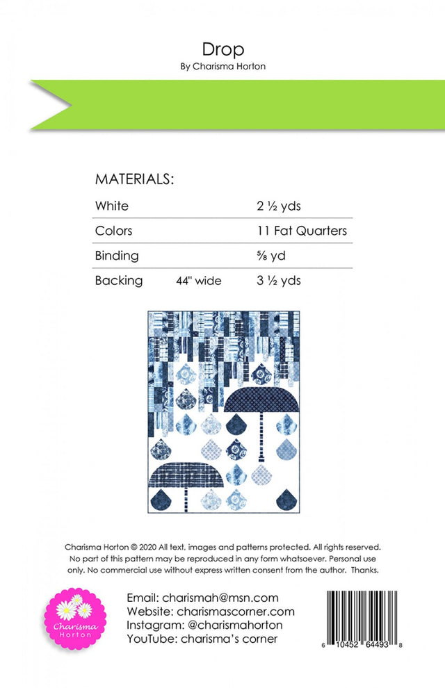 Drop Patterns – Quilting Books Patterns and Notions