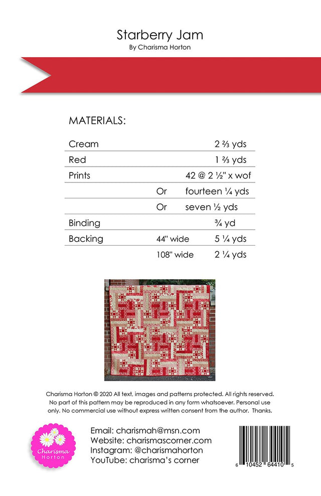 Starberry Jam Quilt Patterns – Quilting Books Patterns and Notions