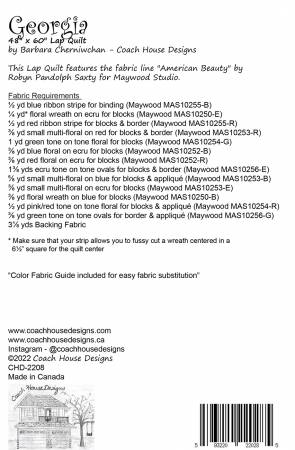 Georgia Quilt Pattern – Quilting Books Patterns and Notions