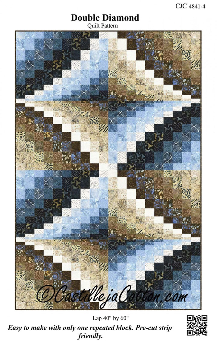 Double Diamond Pattern Quilters Pattern – Quilting Books Patterns and ...
