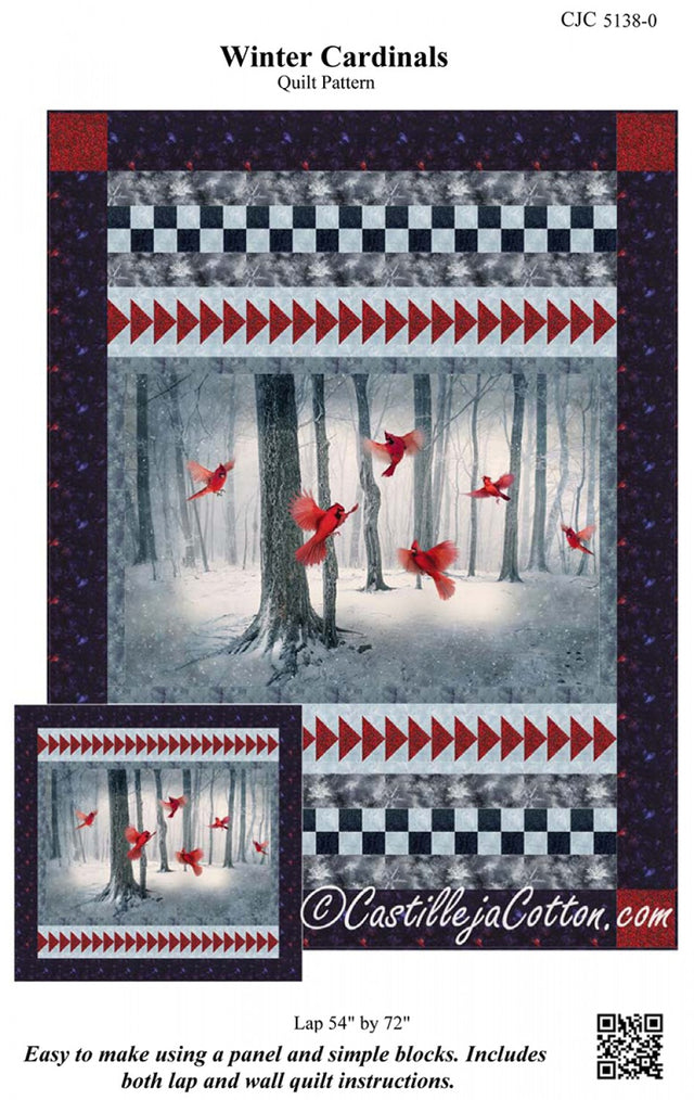 Winter Cardinals Quilters Pattern – Quilting Books Patterns and Notions