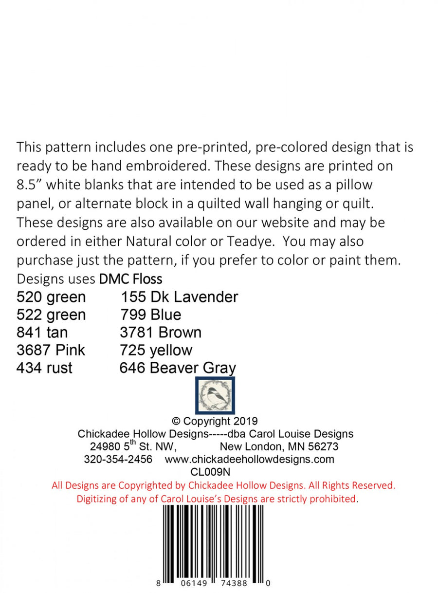 Chickadee Hollow Designs – Quilting Books Patterns and Notions