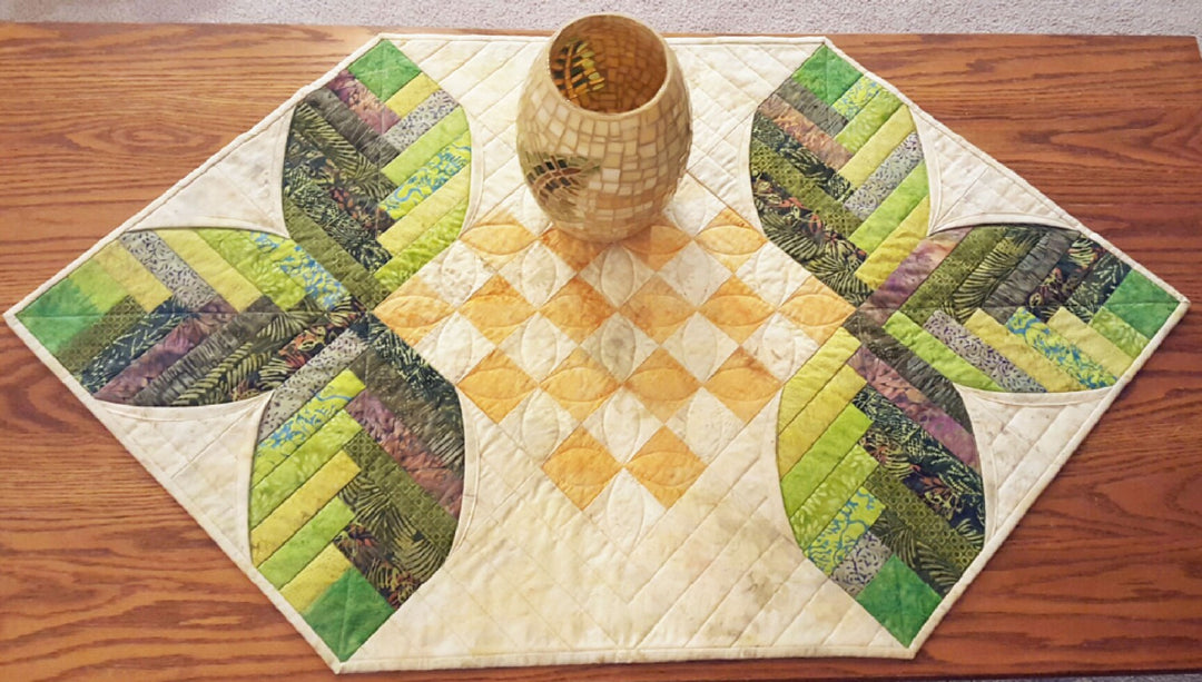 Cabin Leaves Table Runner Quilting Patterns – Quilting Books Patterns ...
