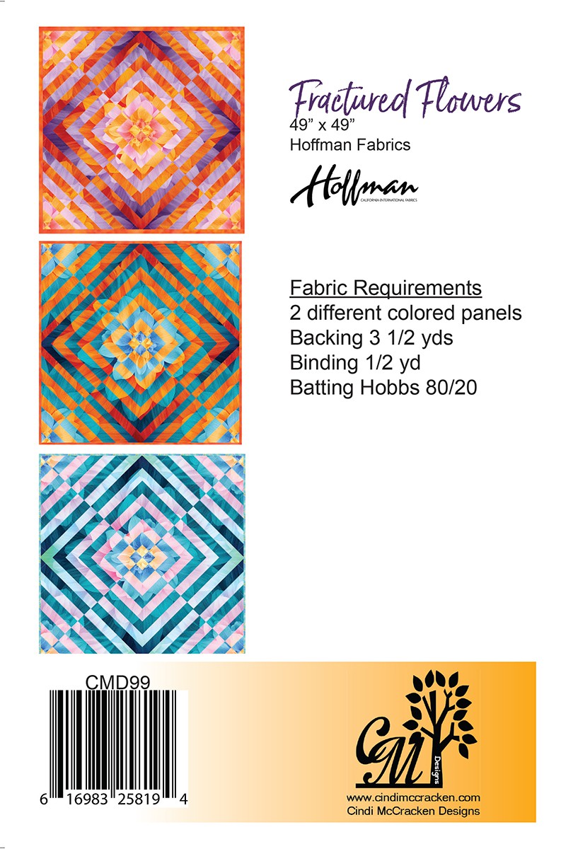 Fractured Flowers QBPN Pattern – Quilting Books Patterns and Notions