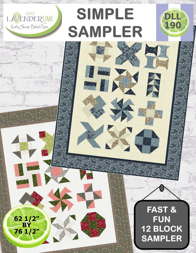 Simple Sampler Downloadable Pattern – Quilting Books Patterns and Notions