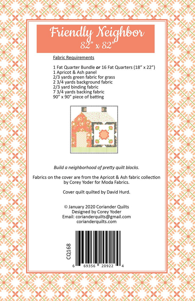 Friendly Neighbor Pattern – Quilting Books Patterns and Notions
