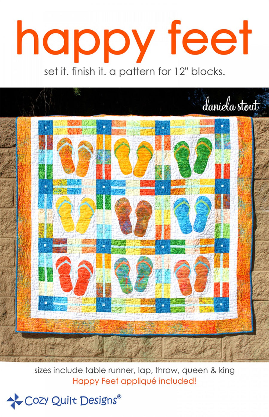 Happy Feet Quilters Pattern – Quilting Books Patterns and Notions