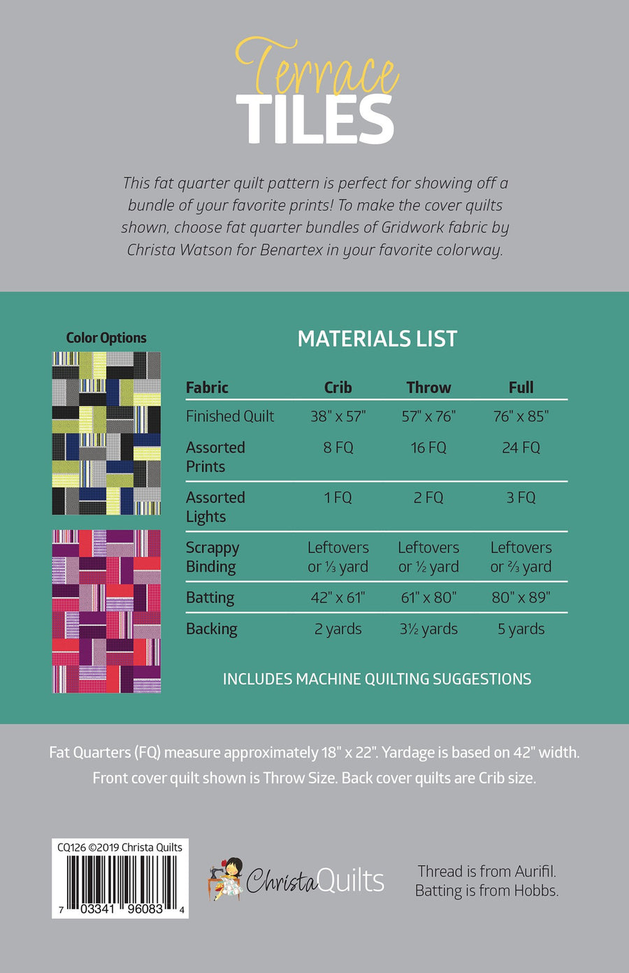 Terrace Tiles Quilt Pattern Quilting Patterns – Quilting Books Patterns ...