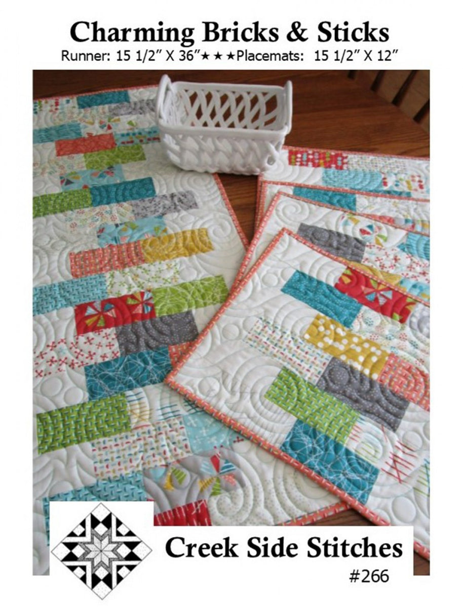 Charming Bricks & Sticks Quilting Patterns – Quilting Books Patterns ...