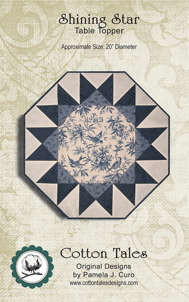 Shining Star Table Topper Pattern Quilters Pattern – Quilting Books ...