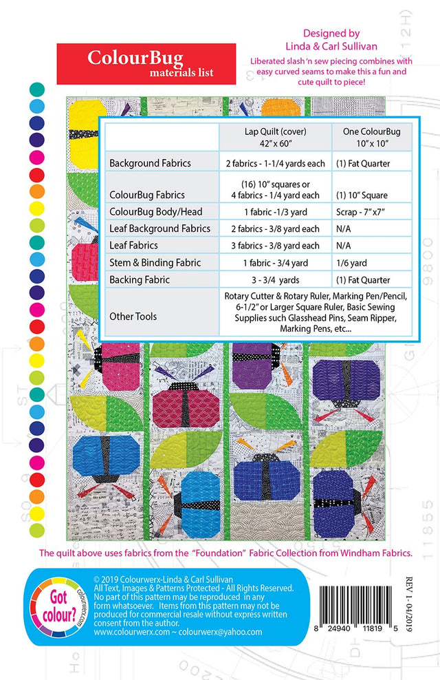 ColourBug Quilting Patterns – Quilting Books Patterns and Notions