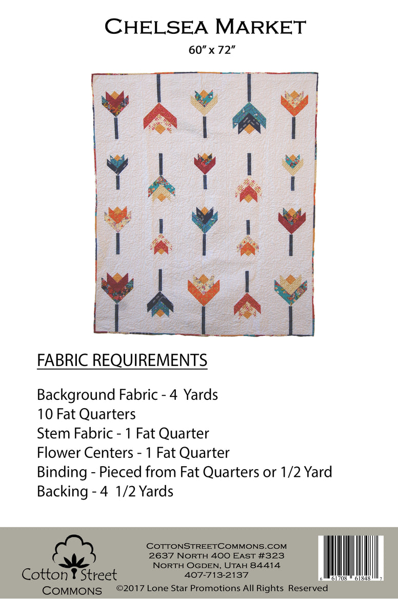 Chelsea Market Downloadable Pattern – Quilting Books Patterns and Notions