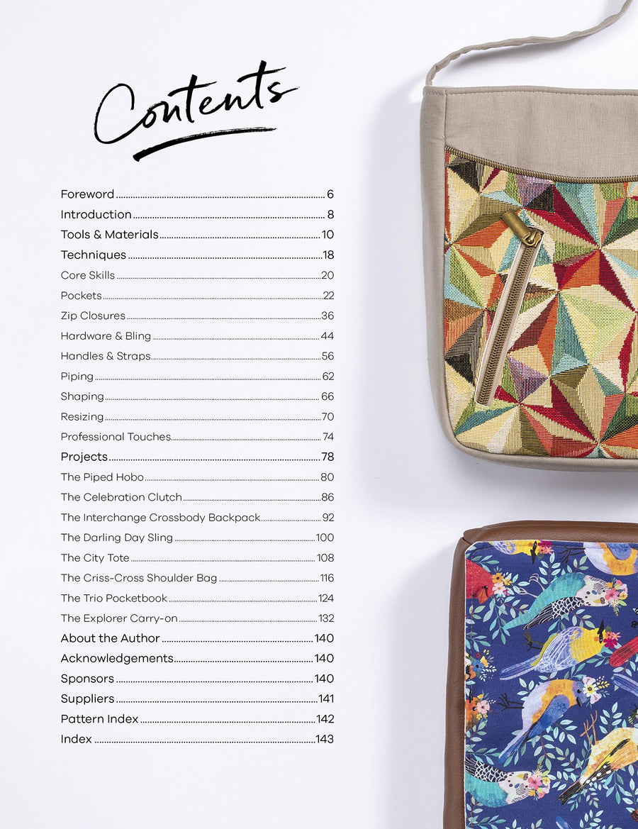 The Complete Bag Making Masterclass Pattern – Quilting Books Patterns ...
