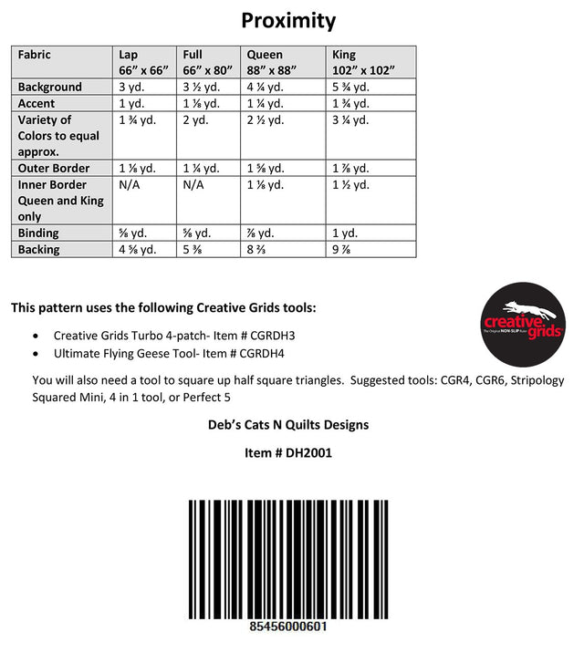 Proximity Pattern – Quilting Books Patterns and Notions