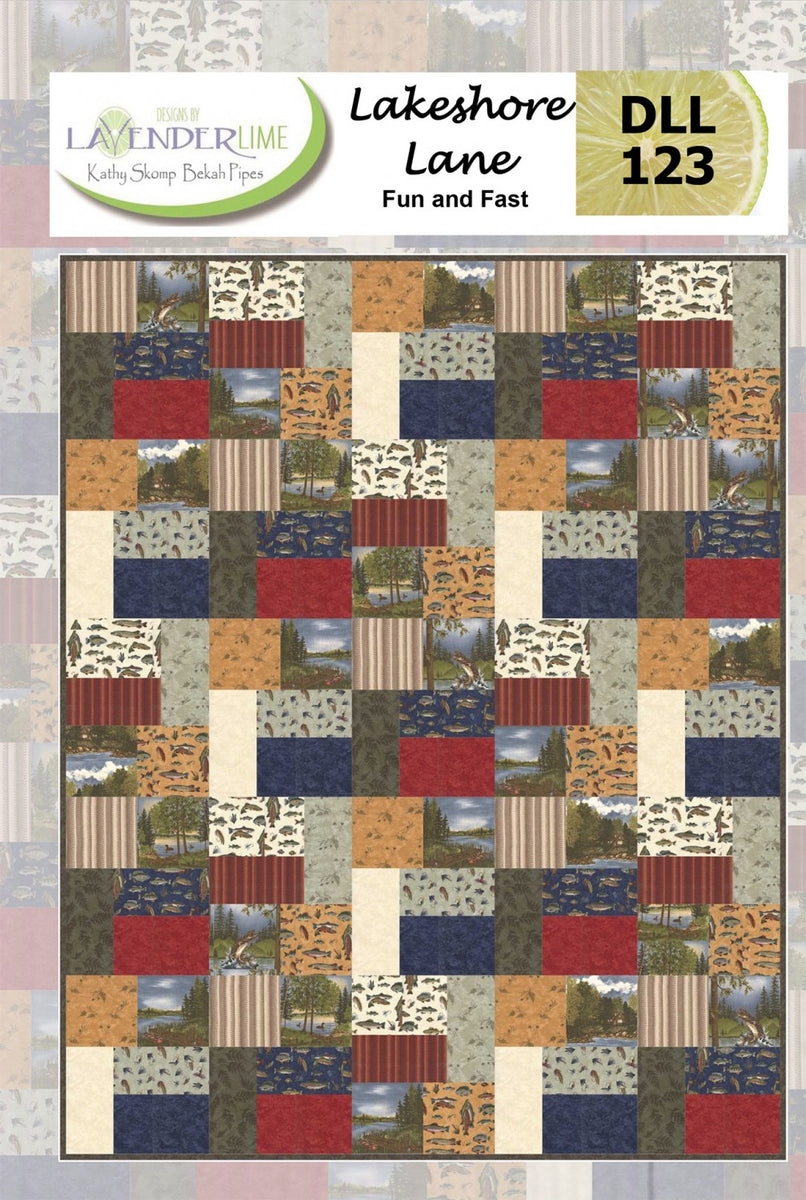 Lakeshore Lane Pattern – Quilting Books Patterns and Notions