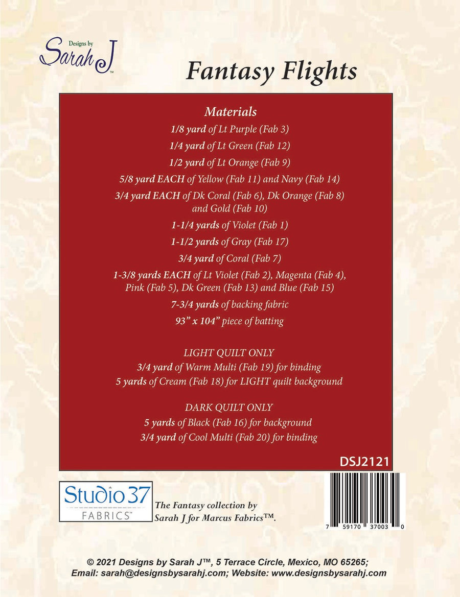 Fantasy Flights Quilt Patterns – Quilting Books Patterns and Notions