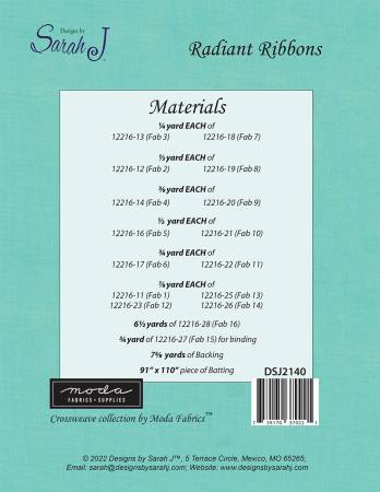 Radiant Ribbons Quilt Pattern – Quilting Books Patterns and Notions